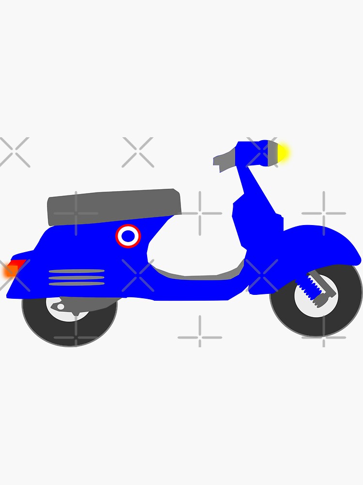 "Mod Scooter" Sticker by GAM3RAGS | Redbubble