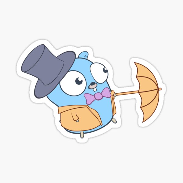"The Go Gopher: Be a Dandy Gopher" Sticker for Sale by hellkni9ht ...