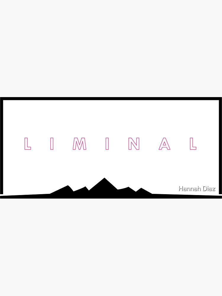 "Liminal" Sticker for Sale by Chikagi | Redbubble