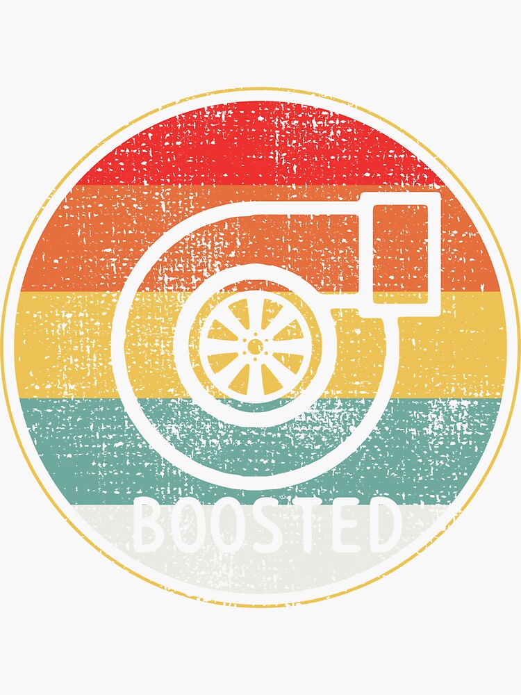 "Turbo Boosted JDM Boost Tuner" Sticker for Sale by 4tomic | Redbubble