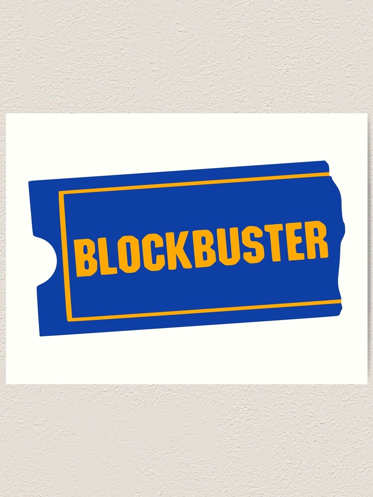 Blockbuster logo store
