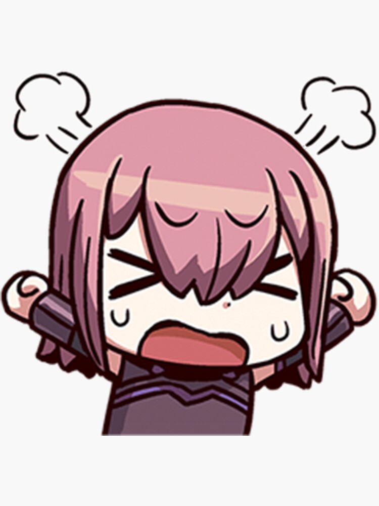 "Fuming Mash" Sticker by tubzbuster | Redbubble