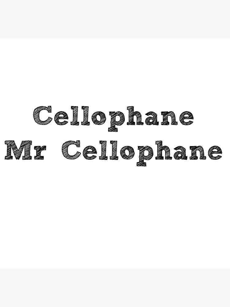 "Chicago - Mr Cellophane" Poster for Sale by broadway-island | Redbubble