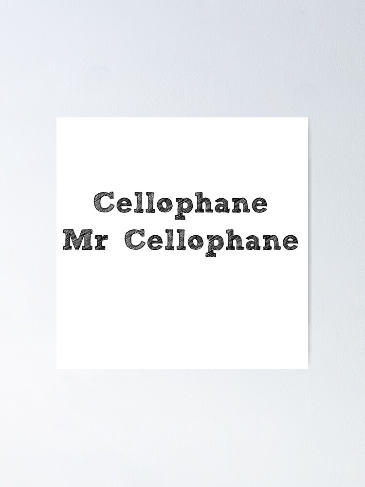 "Chicago - Mr Cellophane" Poster for Sale by broadway-island | Redbubble