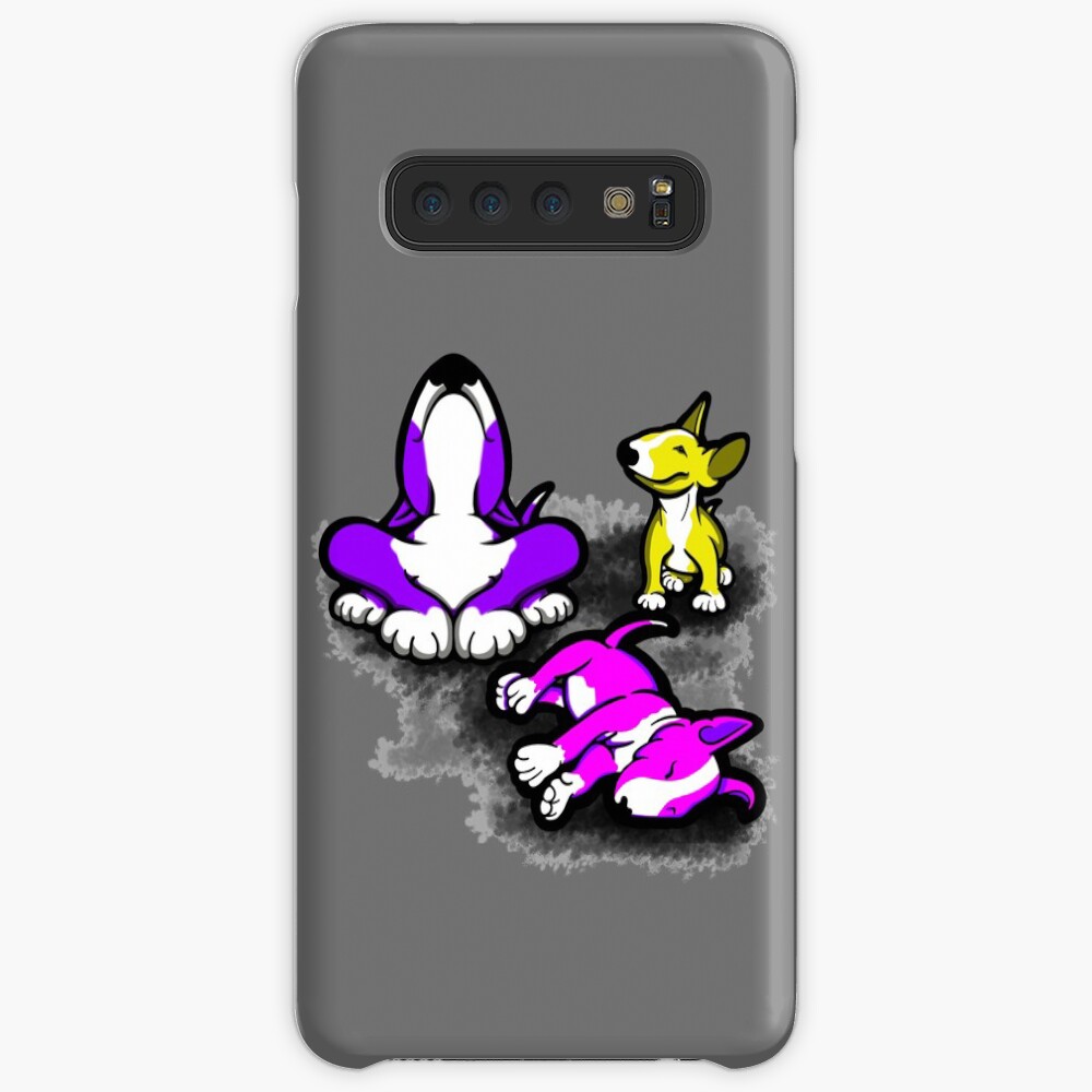 English Bull Terriers Lazy Days Case And Skin For Samsung Galaxy By