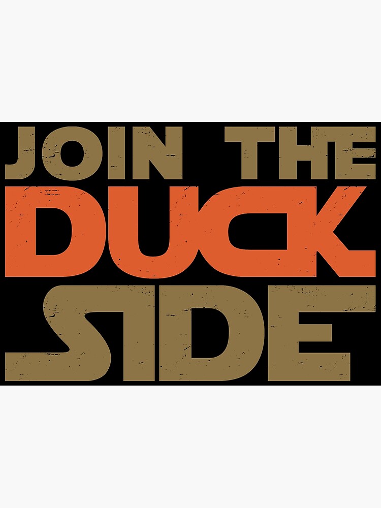 "Anaheim - Join The Duck Side" Poster by HuangYazhu | Redbubble