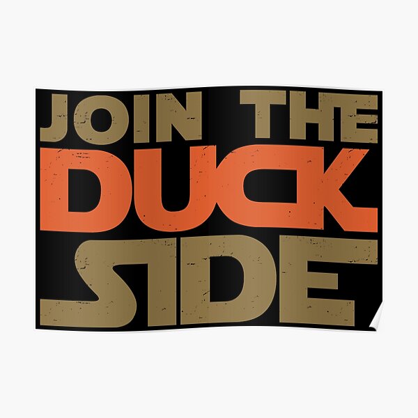"Anaheim - Join The Duck Side" Poster by HuangYazhu | Redbubble