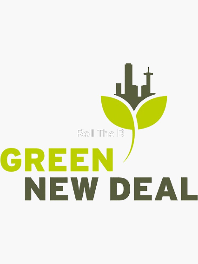 "Green New Deal" Sticker by dgcio | Redbubble