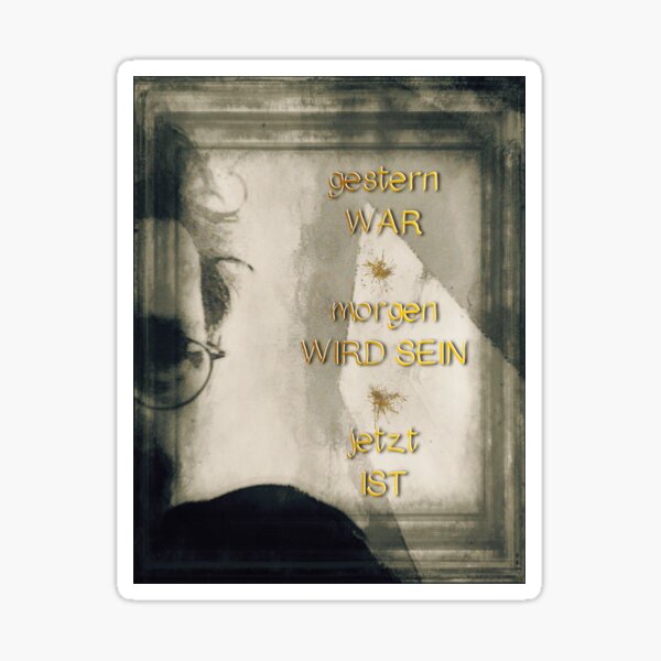 "NOW" Sticker for Sale by FUNGFING | Redbubble