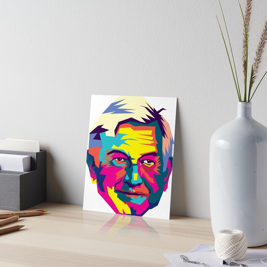 "Amlo" Poster by SAUHER | Redbubble