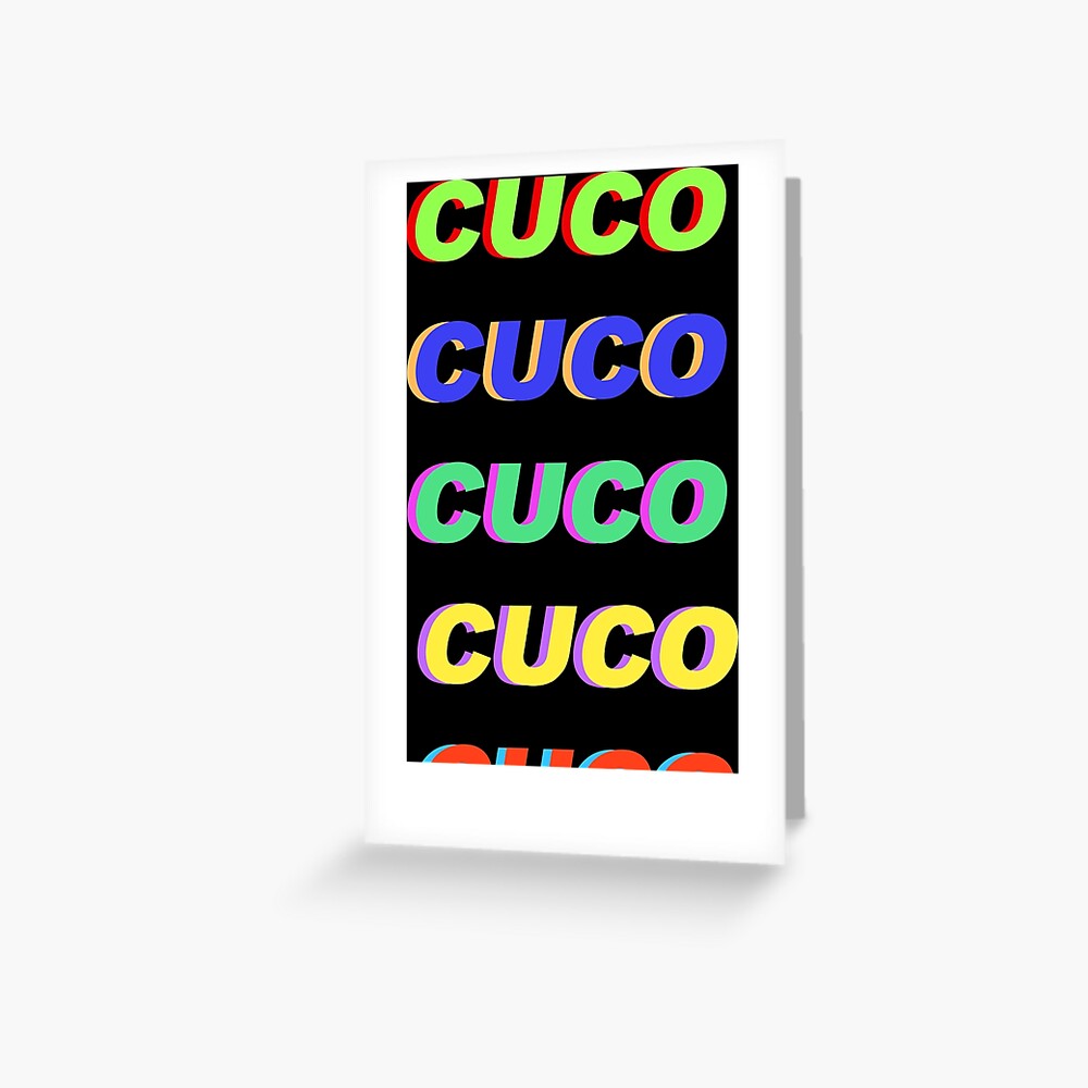 "Cuco Name Art" Greeting Card for Sale by carolyn-castro | Redbubble