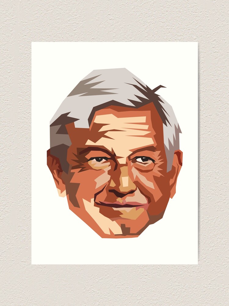"AMLO" Art Print by SAUHER | Redbubble
