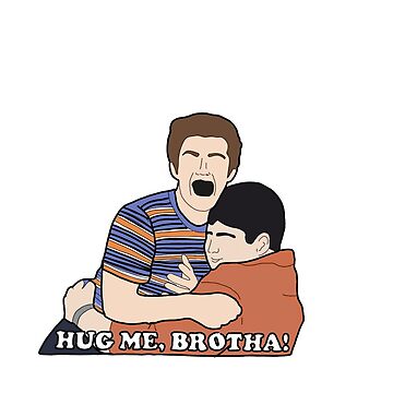 "Drake and Josh - Hug Me Brother!" Sticker for Sale by Molski | Redbubble