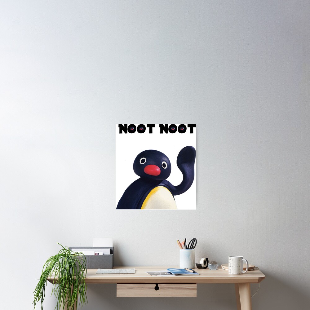 "Pingu "Noot Noot"" Poster for Sale by Noflash | Redbubble