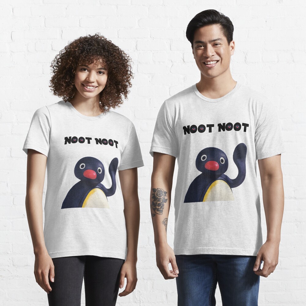 "Pingu "Noot Noot"" T-shirt for Sale by Noflash | Redbubble | pingu t ...