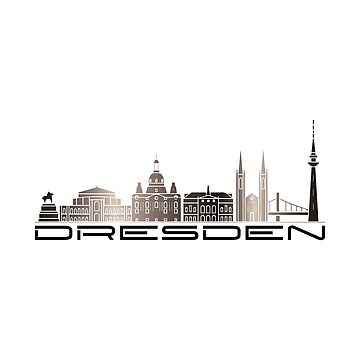 "Dresden city" Sticker by SVDesignatVasil | Redbubble