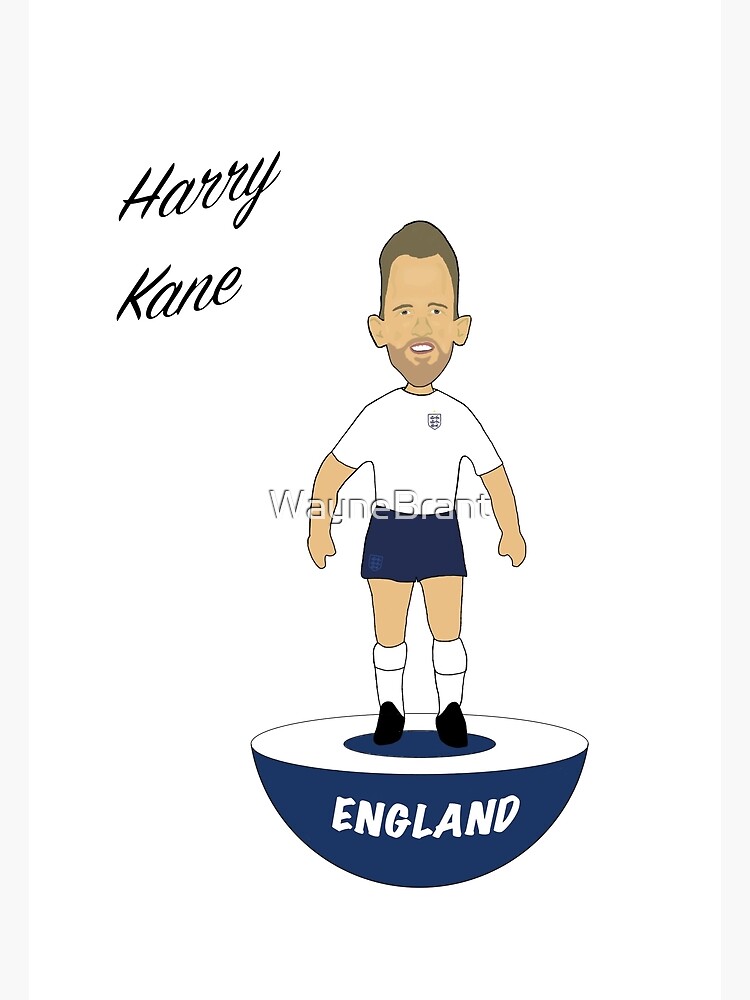 "Harry Kane Subbuteo Caricature" Poster for Sale by WayneBrant | Redbubble