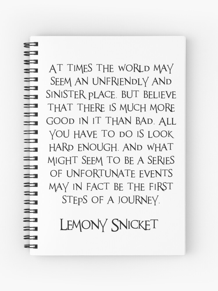 Lemony Snicket Optimist Quotes