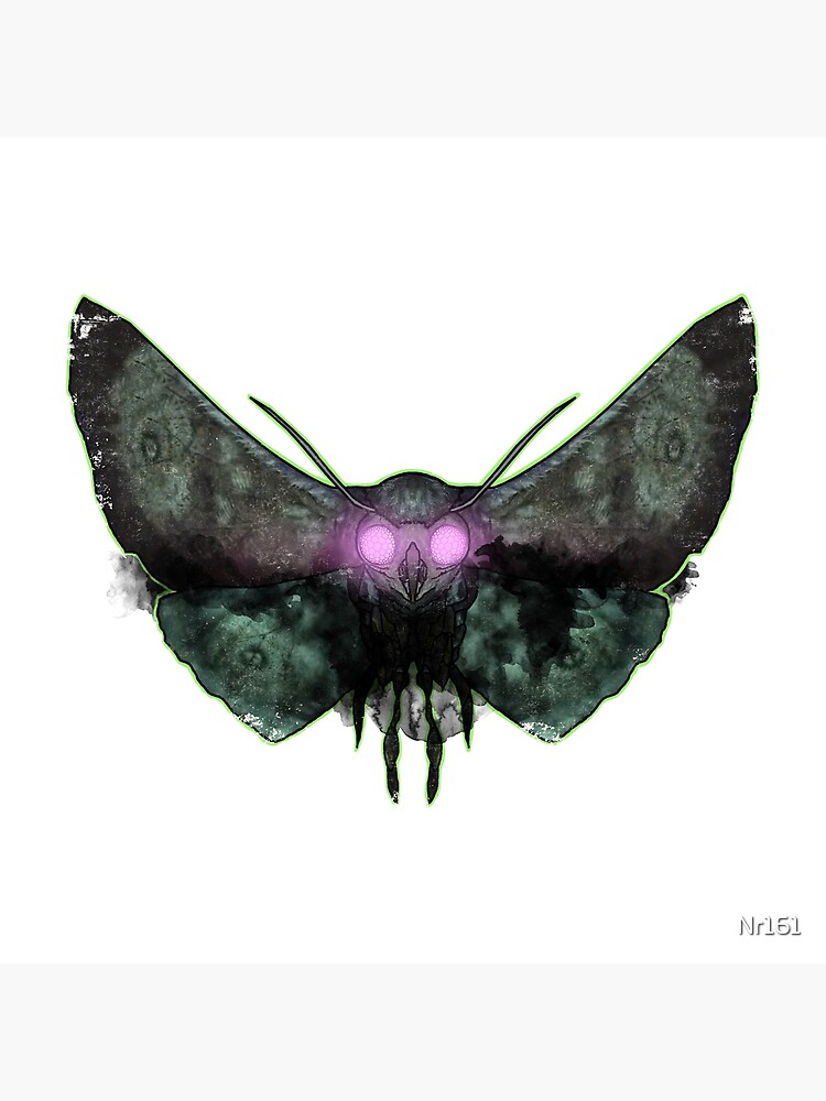 "Mothman Fallout Vault 76 (white)" Poster for Sale by Nr161 | Redbubble