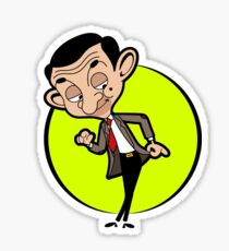 Mr Bean Cartoon Stickers | Redbubble