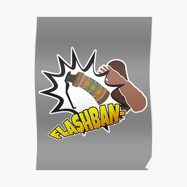 "FLASHBAN- CSGO Comic " Poster by ndria | Redbubble