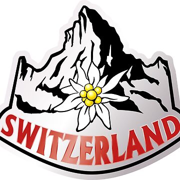 "Switzerland" Sticker for Sale by Airmatti | Redbubble