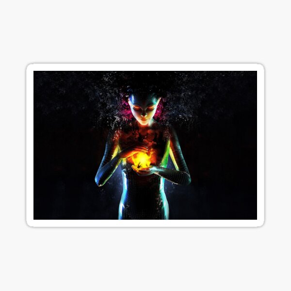 "Eternal Flame Design" Sticker for Sale by Staytrendy | Redbubble