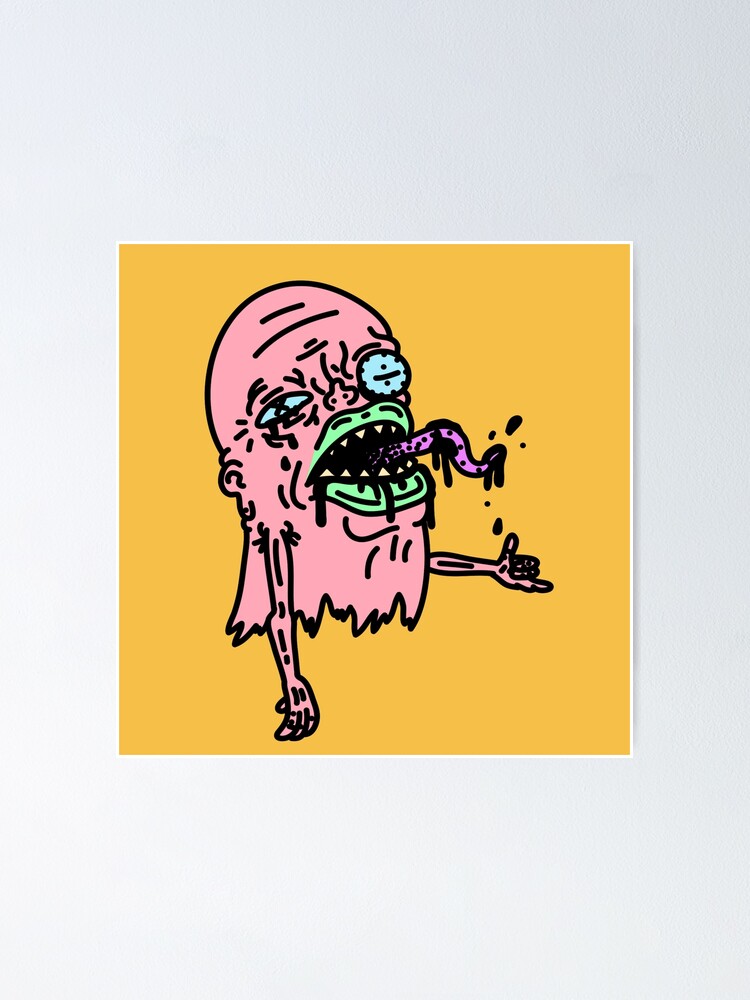 "Rad Ghost" Poster by Weak-Figure | Redbubble