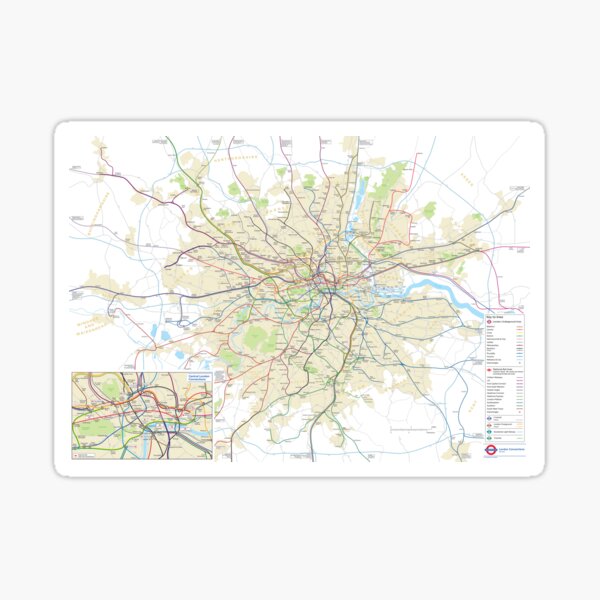 London Underground Stickers | Redbubble