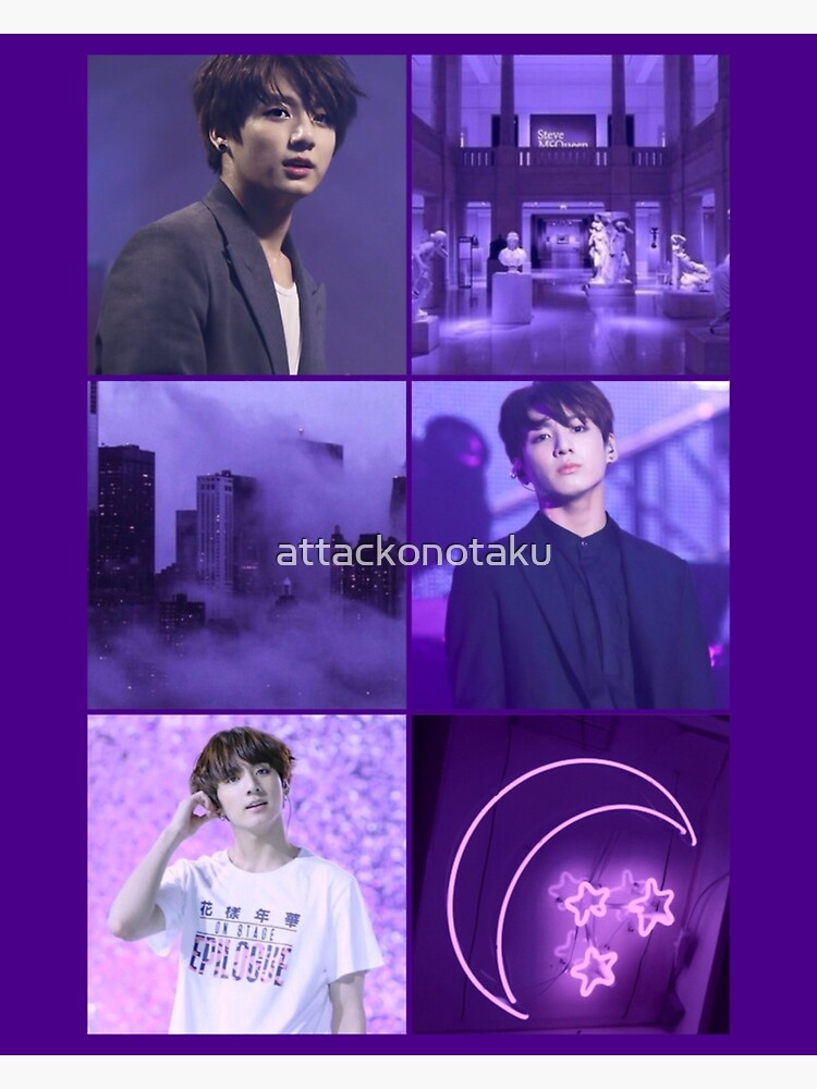 "BTS RAINBOW SERIES: PURPLE JK" Poster for Sale by attackonotaku ...