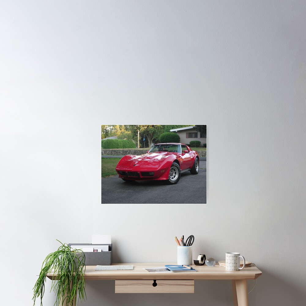 "Corvette C3" Poster by stevestones | Redbubble