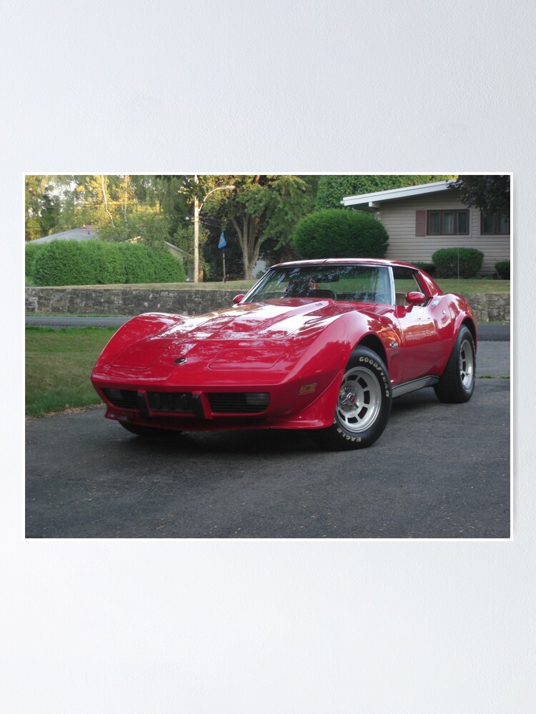 "Corvette C3" Poster by stevestones | Redbubble
