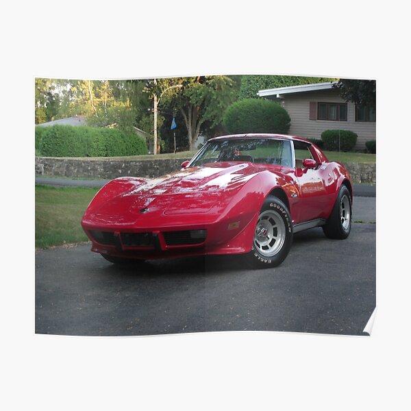 "Corvette C3" Poster by stevestones | Redbubble