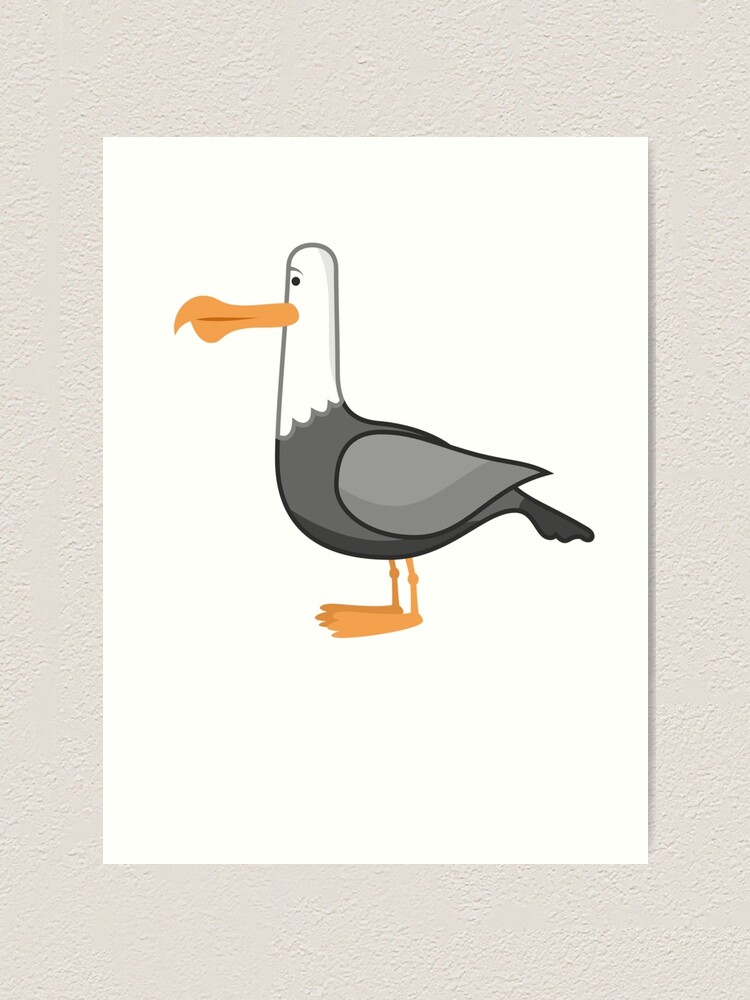 "Finding Nemo Seagull design " Art Print for Sale by EverestDesigns ...