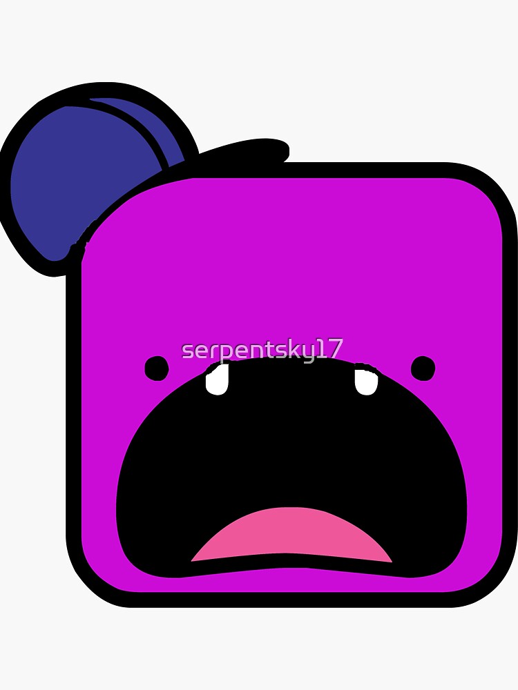 "Monster With Hat" Sticker for Sale by serpentsky17 | Redbubble