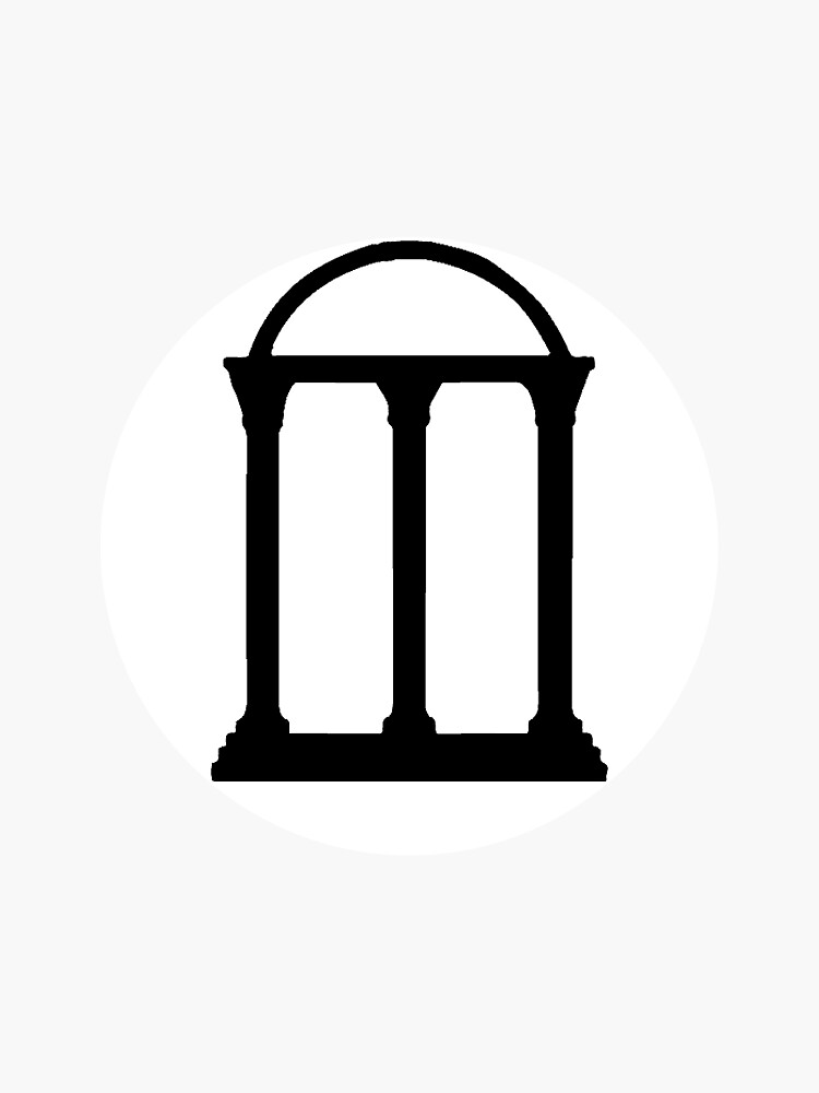 "UGA Arch" Sticker for Sale by kevgib | Redbubble