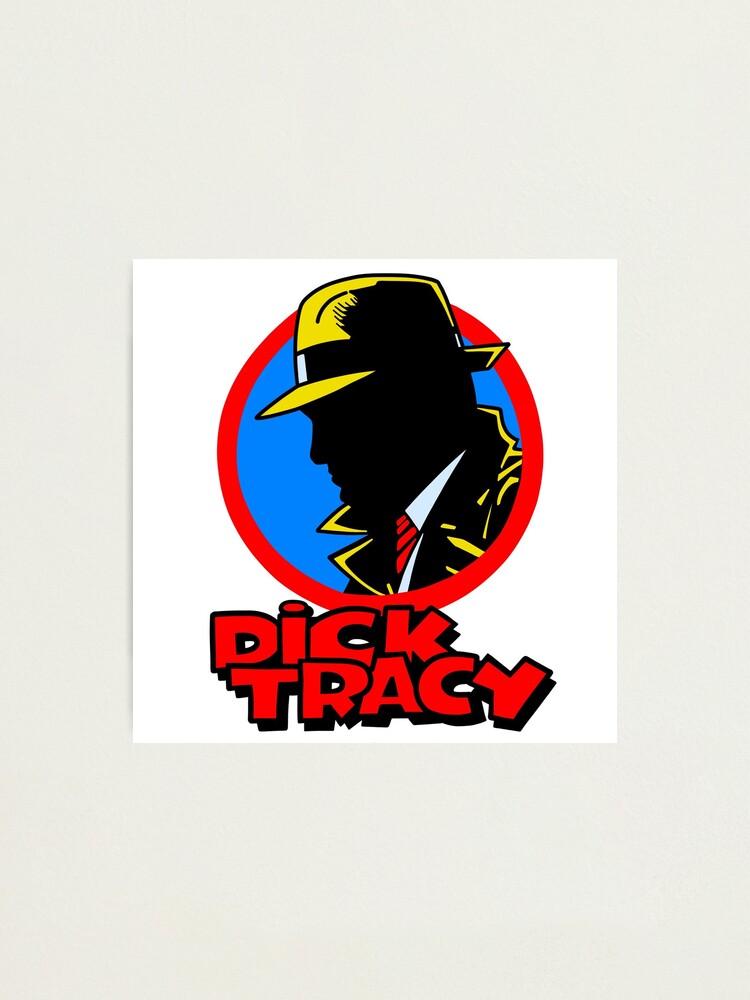 "Dick Tracy logo" Photographic Print for Sale by PEArt | Redbubble