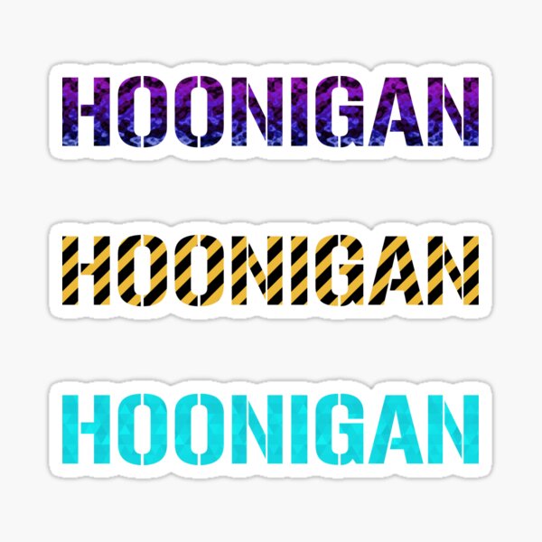 Hoonigan Stickers | Redbubble