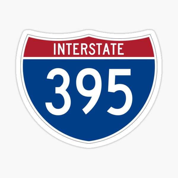 Highway 395 Stickers | Redbubble