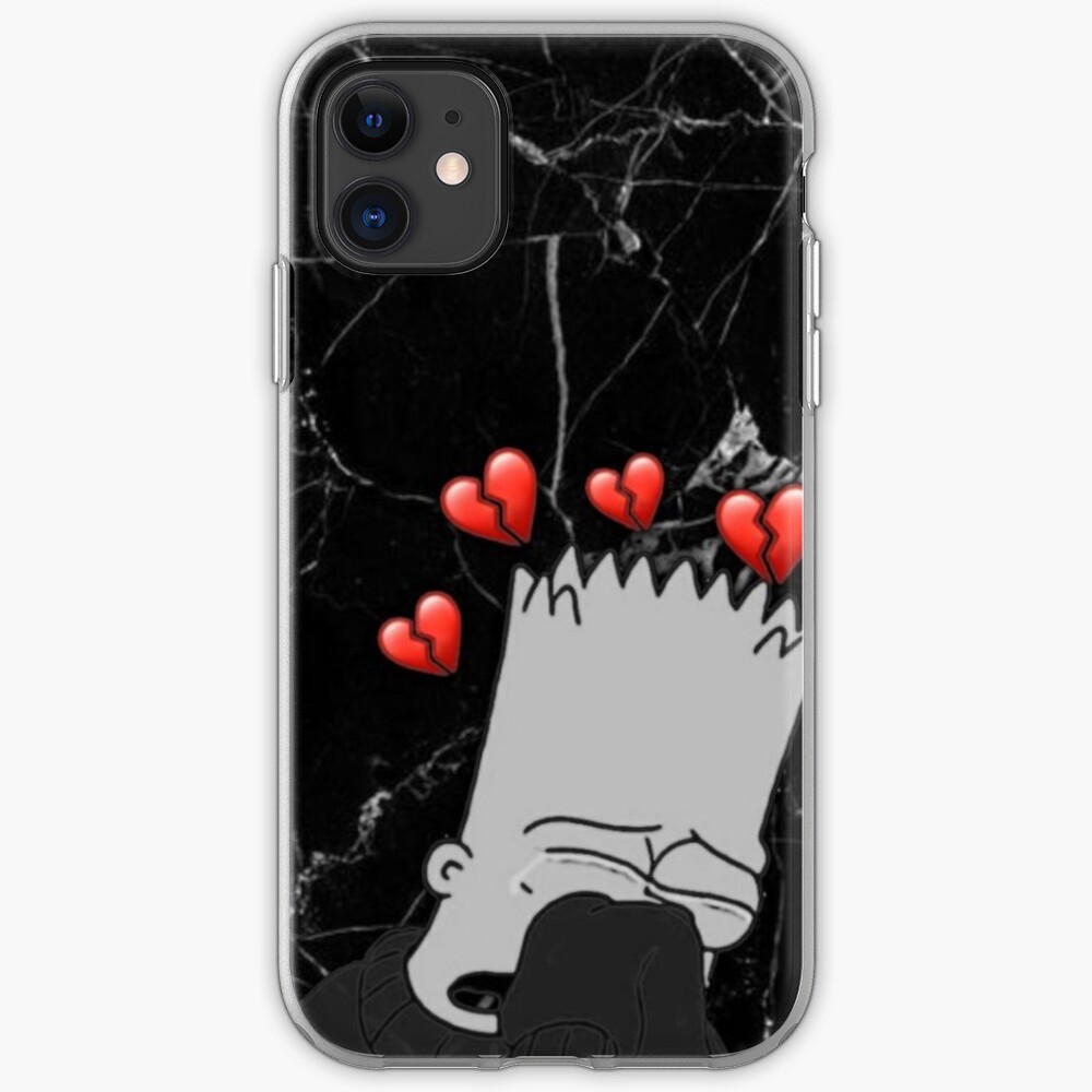 "SAD BART" iPhone Case & Cover by natbur | Redbubble