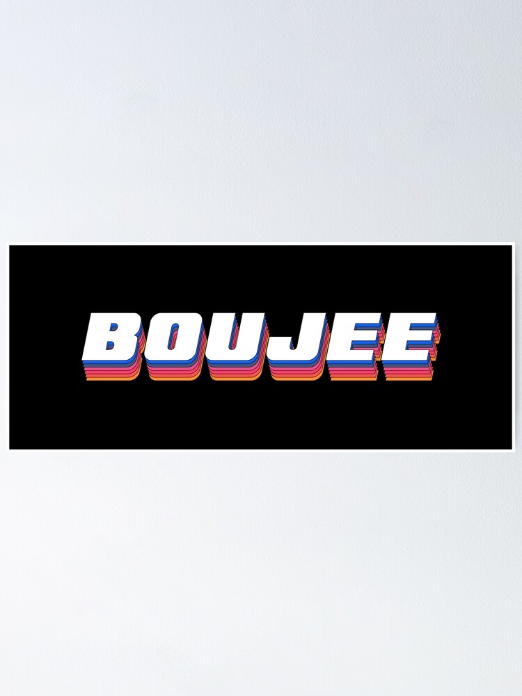 "Boujee - Text" Poster by bkelly1998 | Redbubble