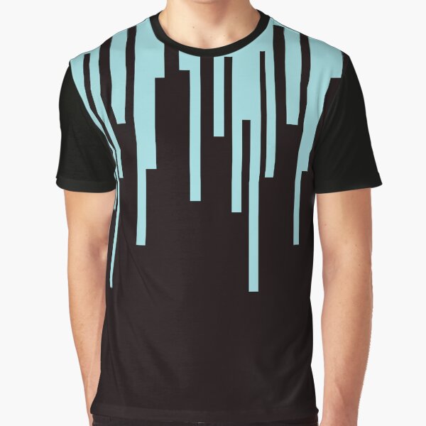 "Line Pattern Light Blue" T-shirt for Sale by funcontour | Redbubble ...