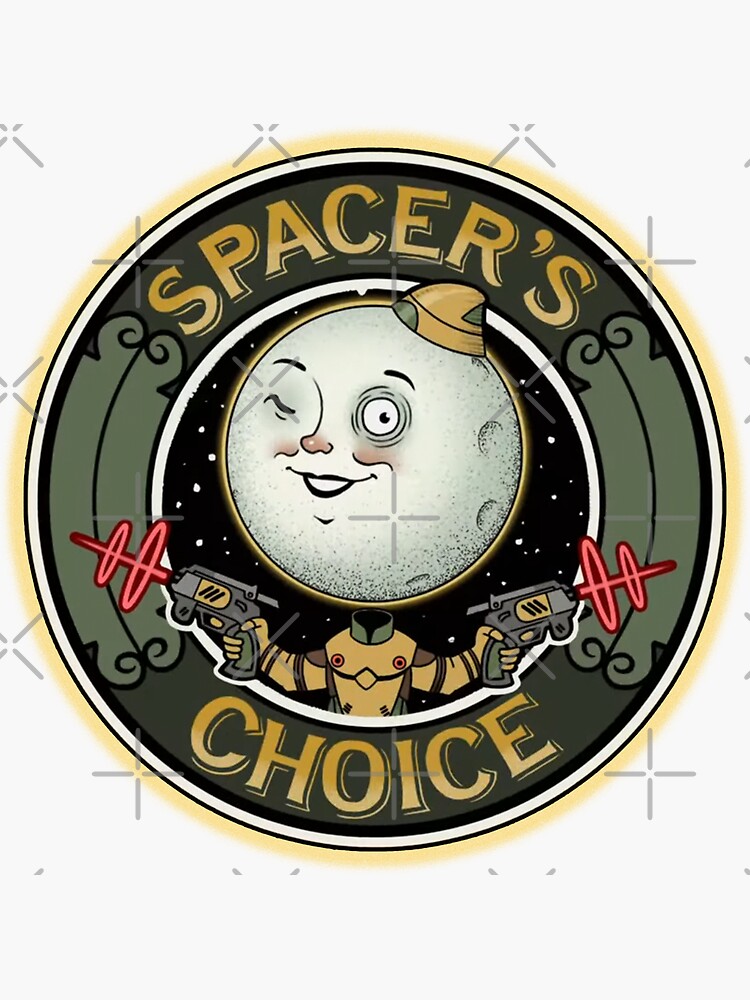 "Spacers Choice" Sticker for Sale by DBnation | Redbubble