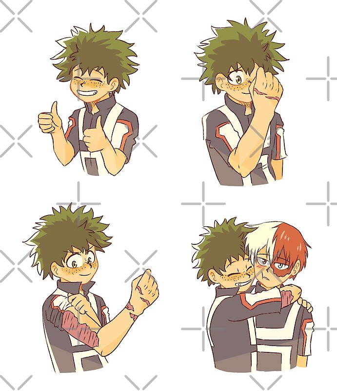 "Midoriya Izuku Scars + Tododeku" by Sofiakkuma | Redbubble