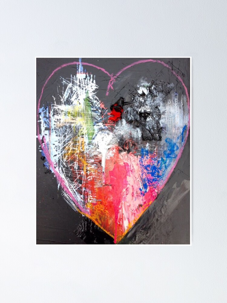 "Street POP Print Painting Graffiti Abstract Contemporary Modern Chic ...