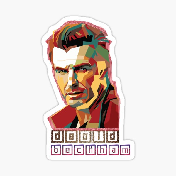 "David Beckham " Sticker for Sale by kartickdutta101 | Redbubble