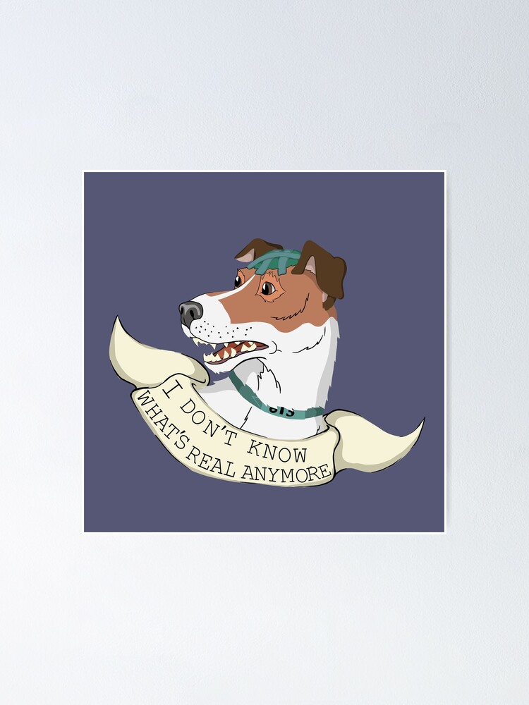 "The Plague Dogs, Snitter" Poster by DILLIGAFM8 | Redbubble