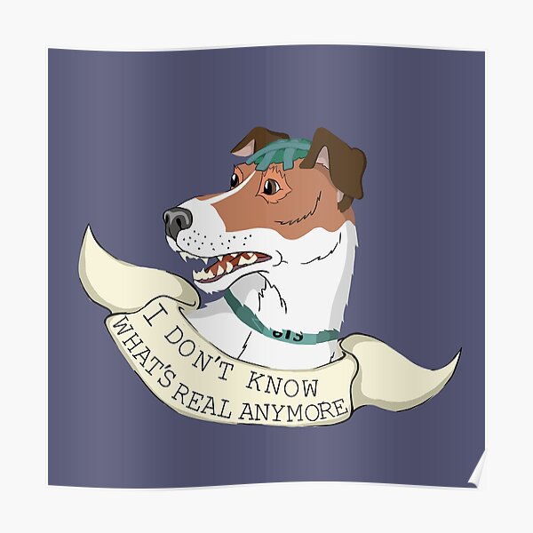 "The Plague Dogs, Snitter" Poster by DILLIGAFM8 | Redbubble