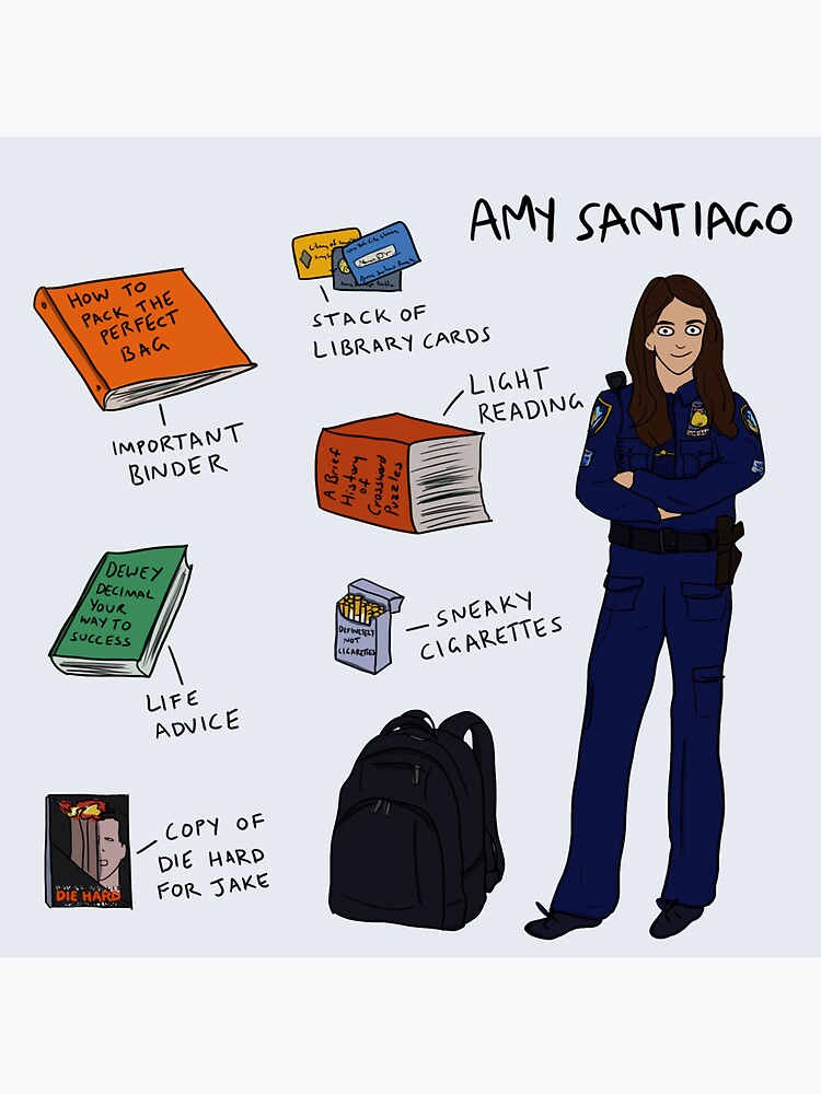 "amy b99 " Sticker for Sale by fleamontpotter | Redbubble