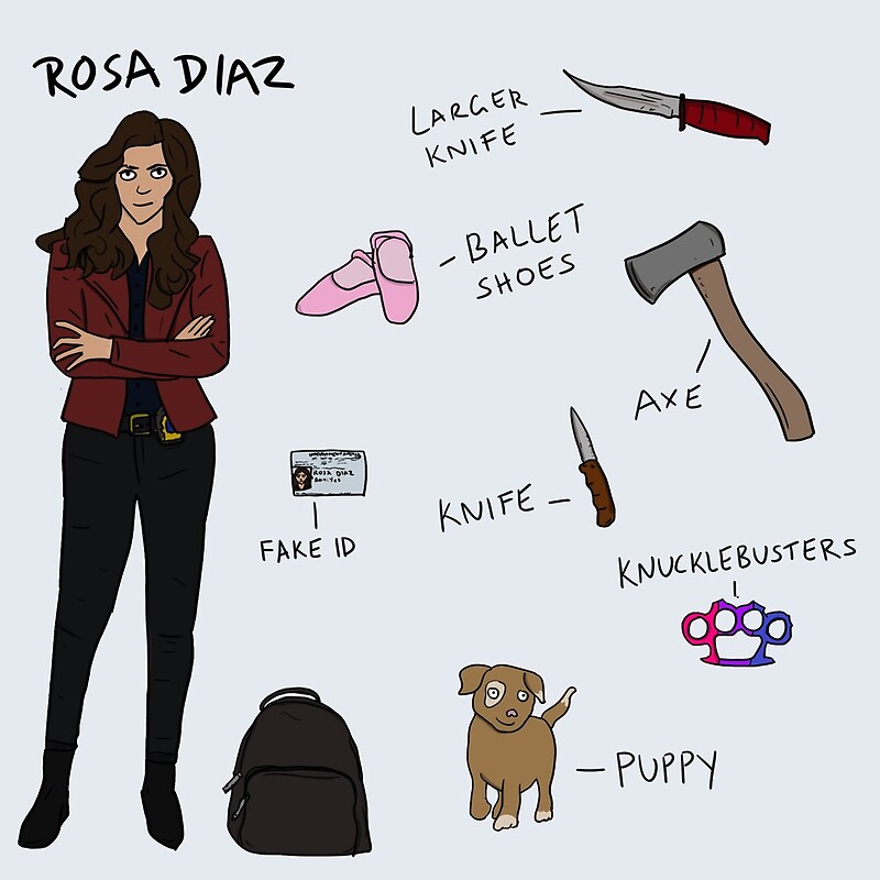 "rosa b99" by fleamontpotter | Redbubble